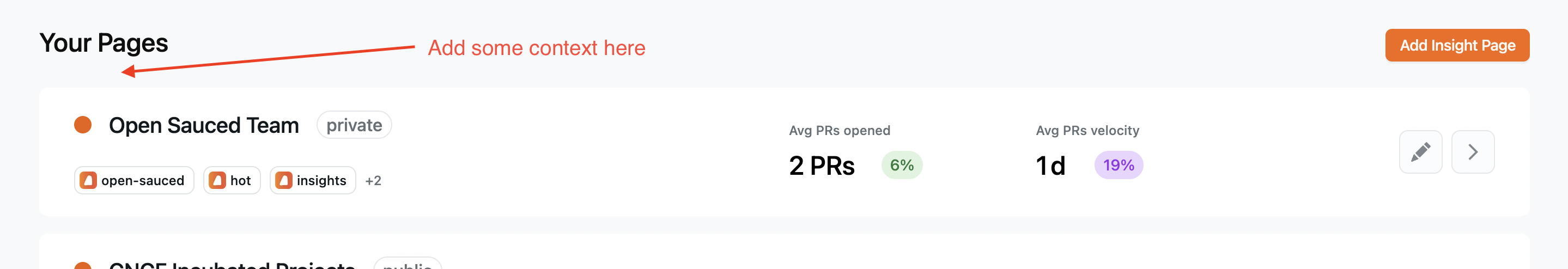 Feature: Context clues needed in design system · Issue #804 · open-sauced/app · GitHub