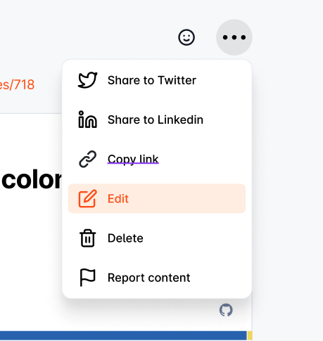 feat: Make highlights editable · Issue #886 · open-sauced/app · GitHub