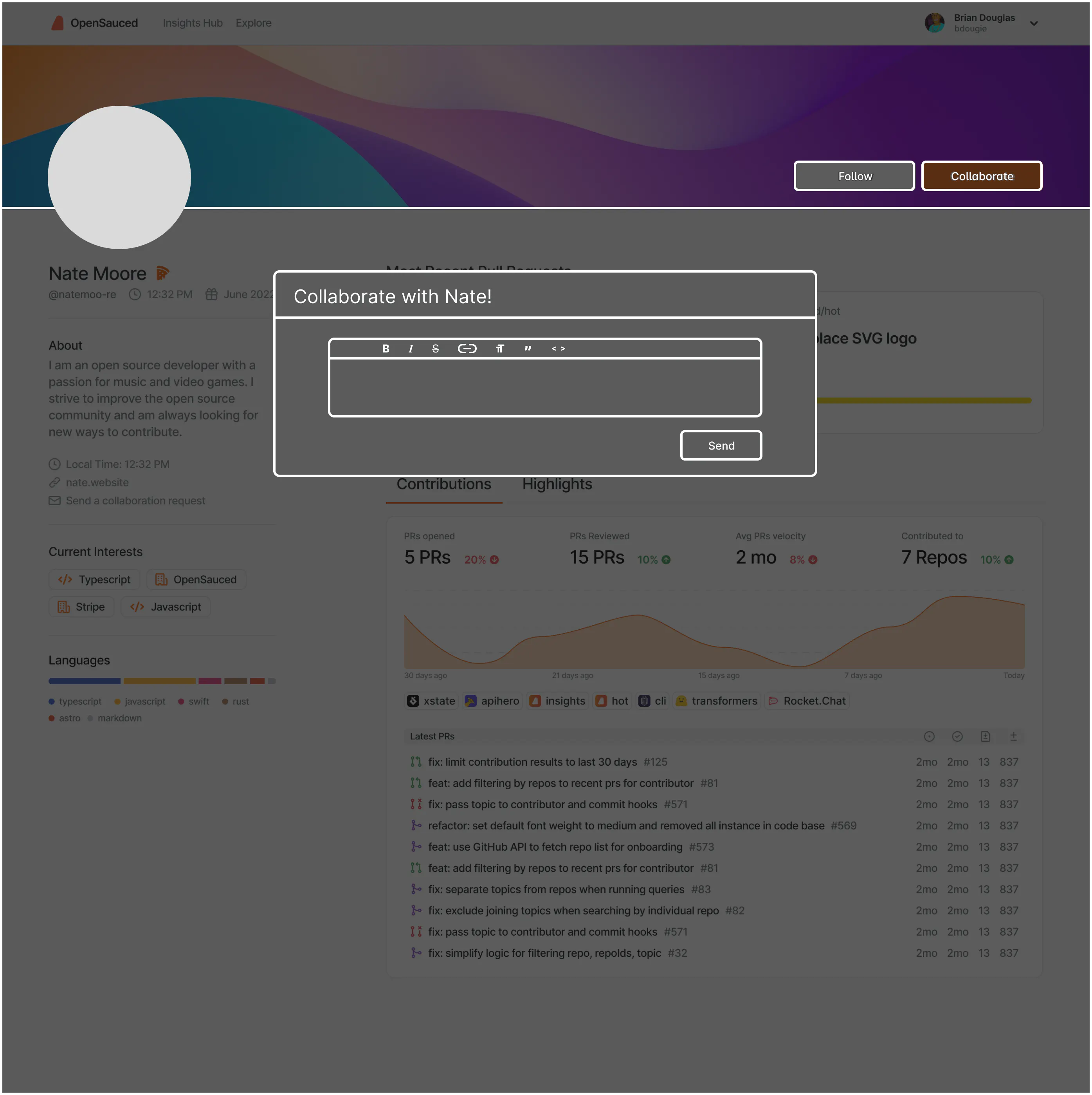 feat: Make highlights editable · Issue #886 · open-sauced/app · GitHub