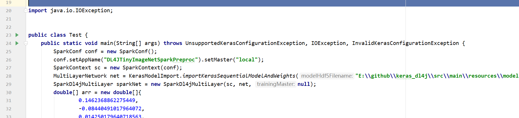 dl4j on spark-NullPointerException · Issue #9565 · deeplearning4j/deeplearning4j · GitHub