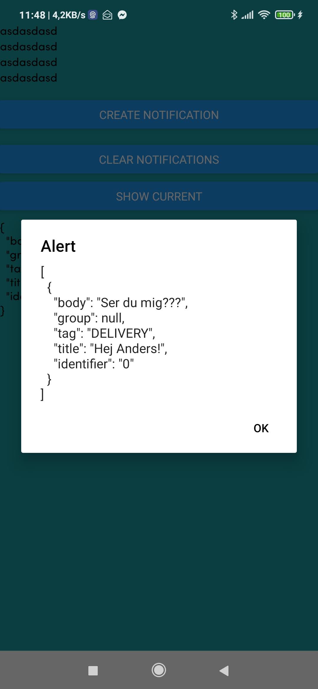 notification_foreground = true does not respect notification.android.tag on Android in ...