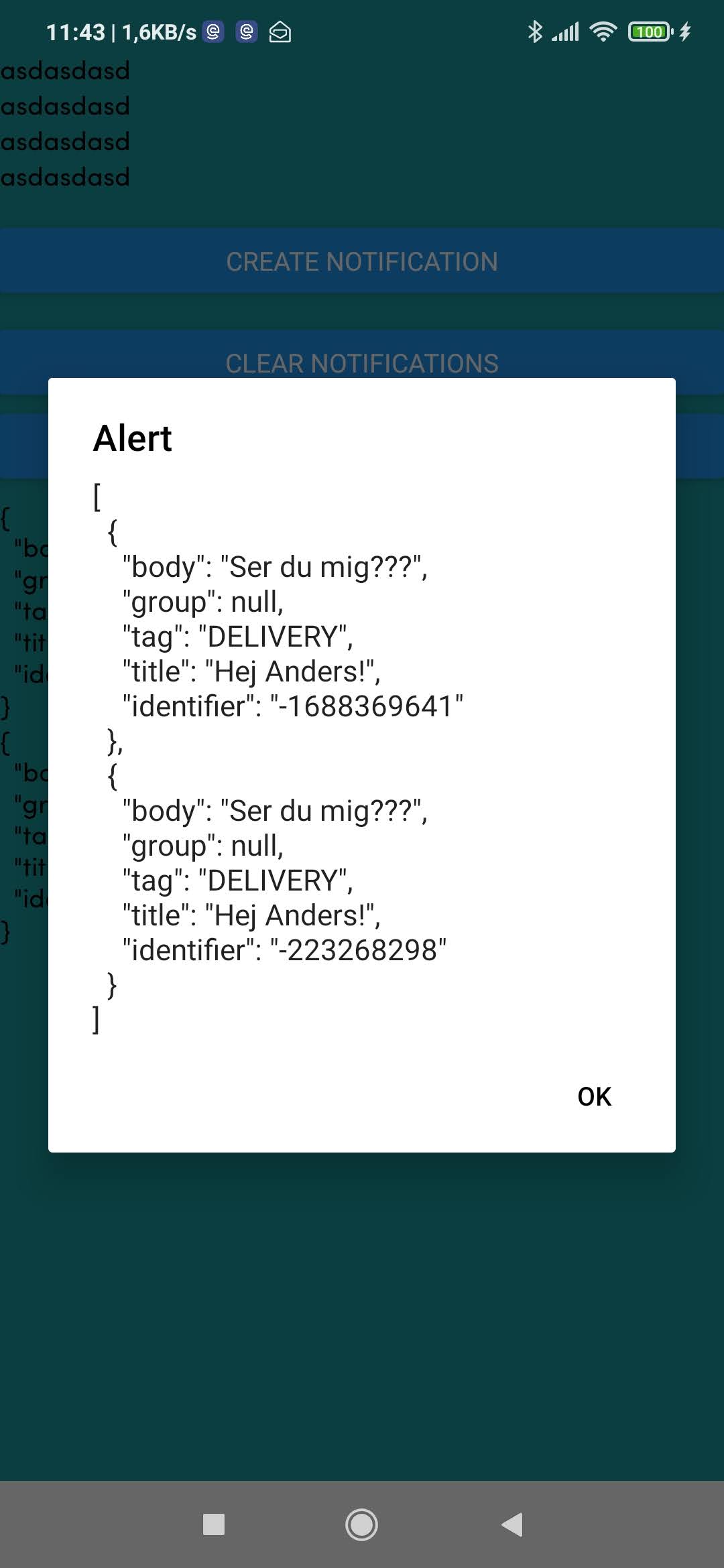 notification_foreground = true does not respect notification.android.tag on Android in ...