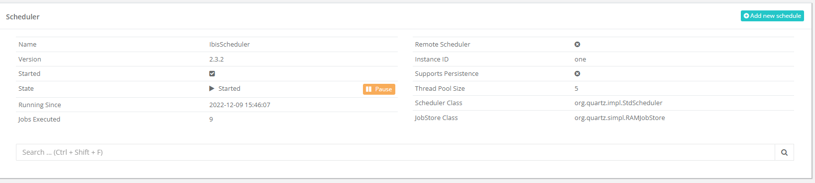 Scheduler page improvements · Issue #4160 · frankframework/frankframework · GitHub