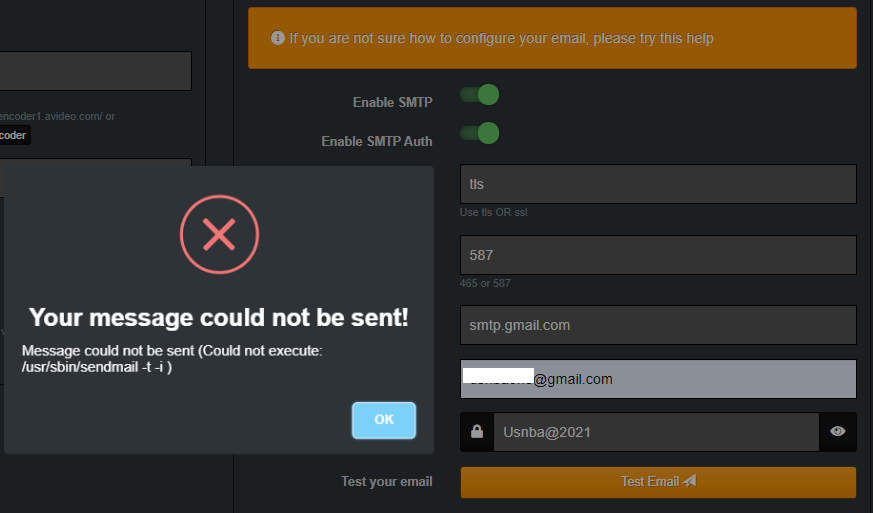 Problem With Email Config · Issue 5501 · Wwbnavideo · Github