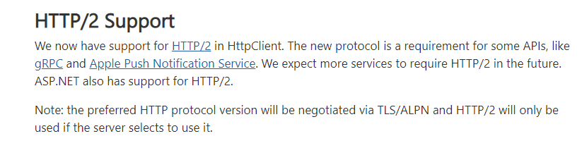 request to add support for http2 · Issue #1370 · restsharp/RestSharp · GitHub