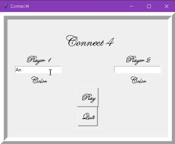 GitHub - anguyen6262/Connect4: A recreation of Connect 4