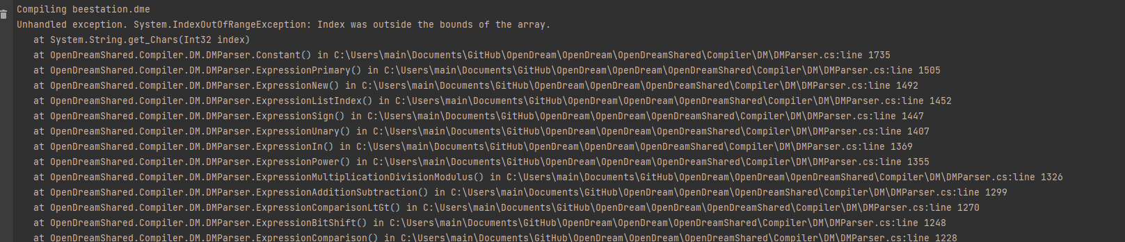 Every `addtimer()` throws an exception · Issue #259 · OpenDreamProject/OpenDream · GitHub