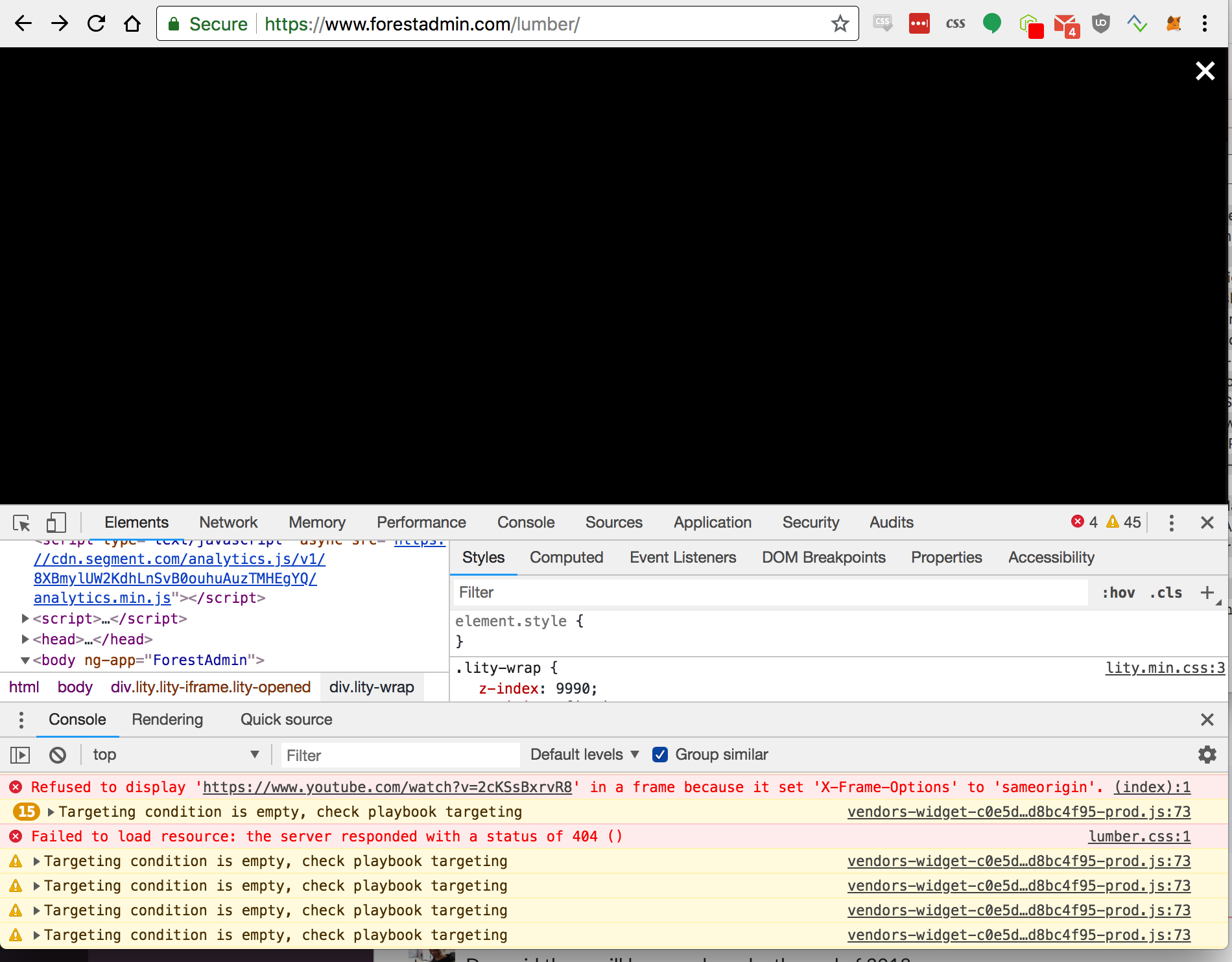 Marketing Video Won't Load on Chrome · Issue #153 · ForestAdmin/lumber · GitHub