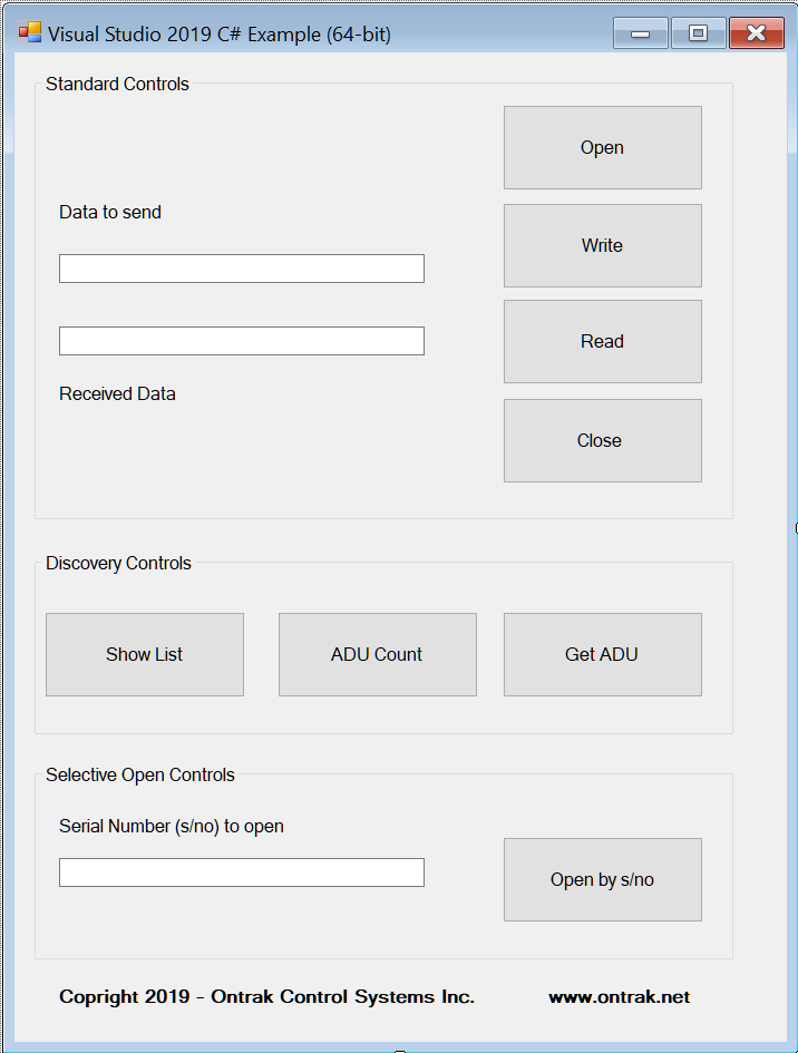 GitHub - OntrakControlSystems/using-Csharp-with-ADU-USB-products: Tutorial on communicating with ...