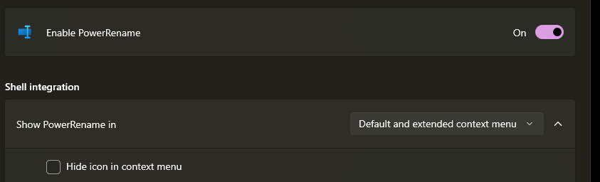 Power rename on context menu · Issue #27614 · microsoft/PowerToys · GitHub