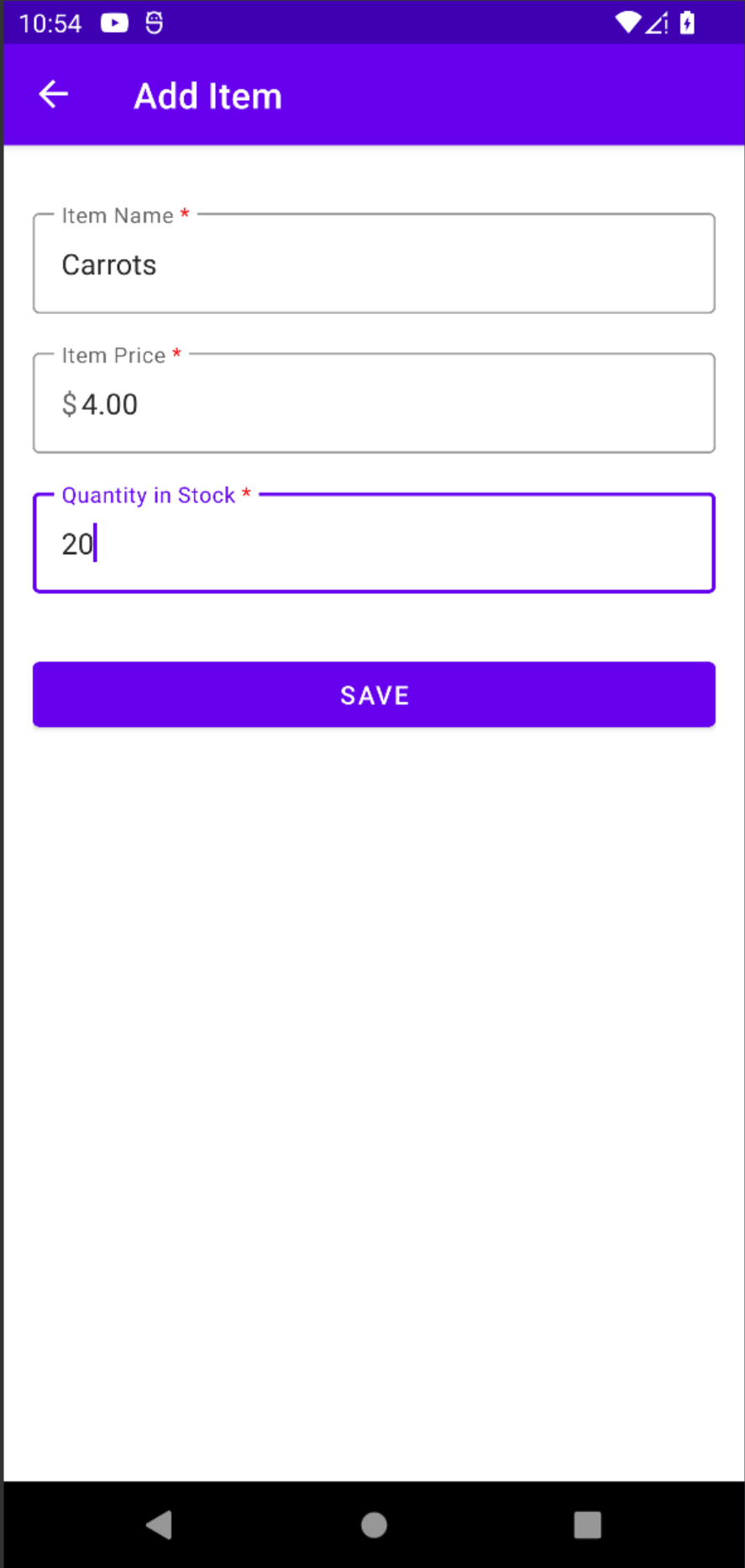 GitHub - MuntakaHelali/Inventory_App_Kotlin: Application that displays a list of items from an ...