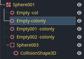 Blend importer doesn't import "empty" as collision shape · Issue #73221 · godotengine/godot · GitHub