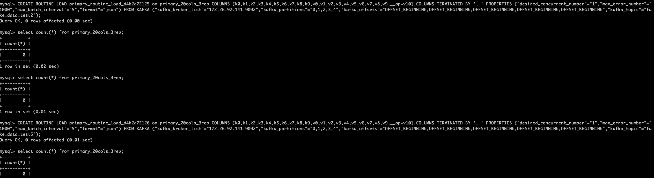 【Primary Table】Description Failed to routine load data when op was ...
