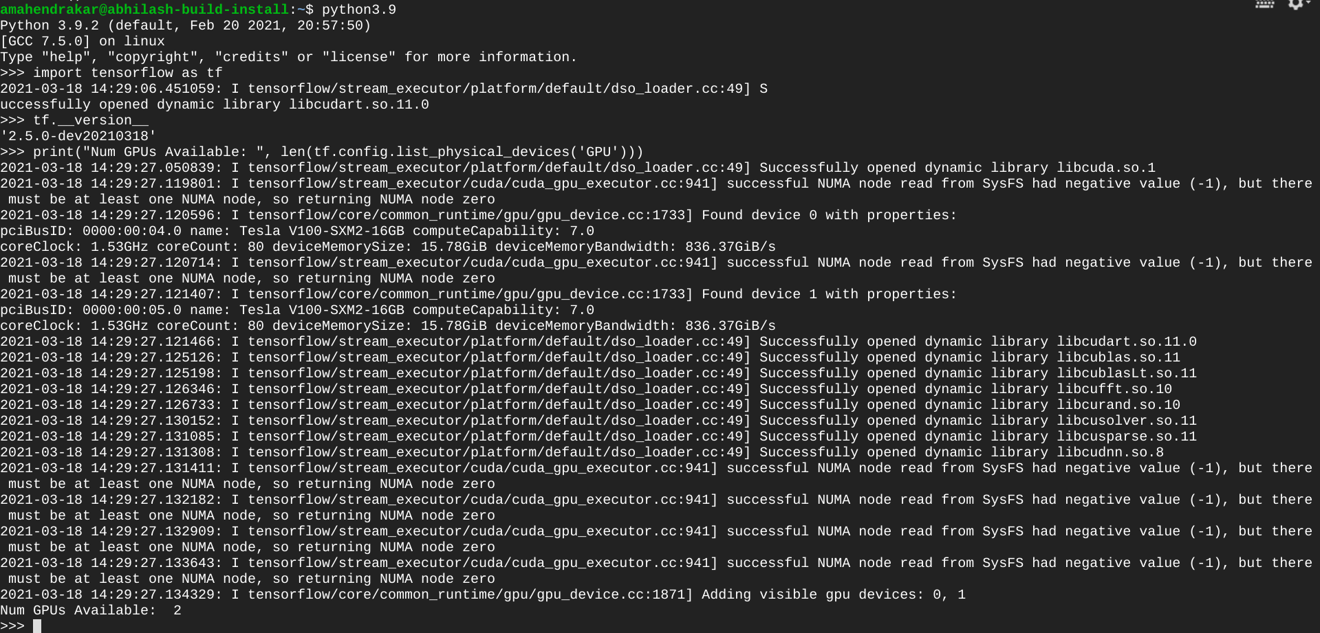 Could not load libcusolver.so.10 with tf-nightly-gpu · Issue #47705 · tensorflow/tensorflow · GitHub