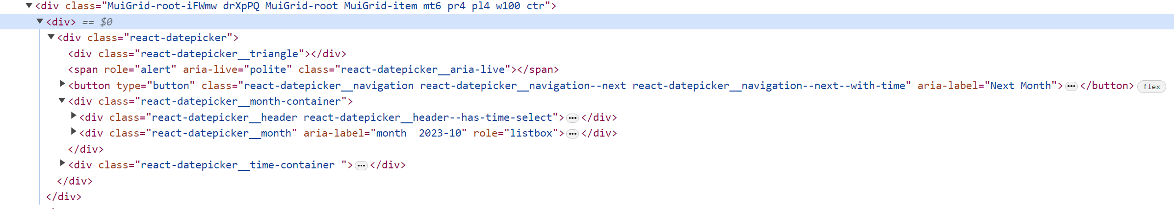 wrapperClassName has no effect · Issue #4312 · Hacker0x01/react-datepicker · GitHub
