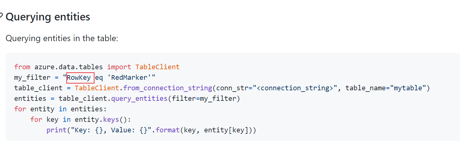 Azure Data Tables readme and samples issues · Issue #2621 · Azure/azure ...