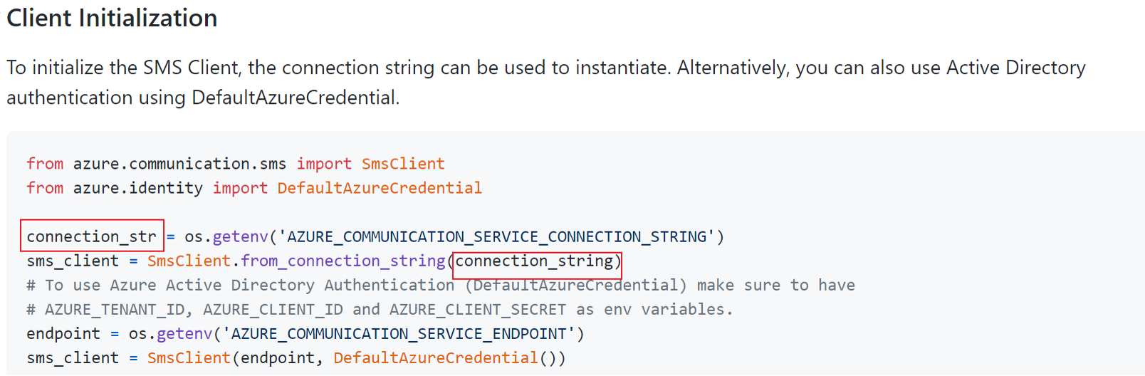 Communication Sms Readme Issues · Issue 2623 · Azureazure Sdk · Github