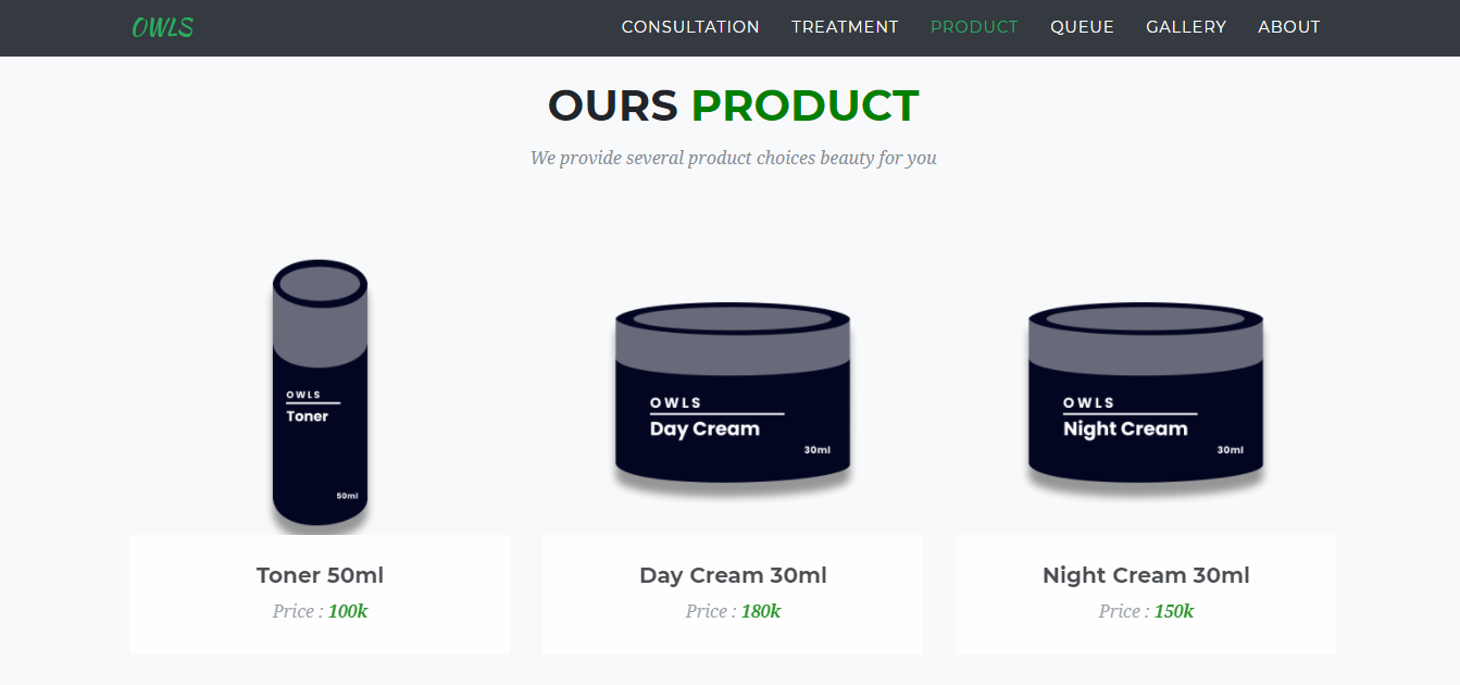 GitHub - dimasaddriansyah/owls: is a beauty clinic located in Indonesia, visitors can consult ...