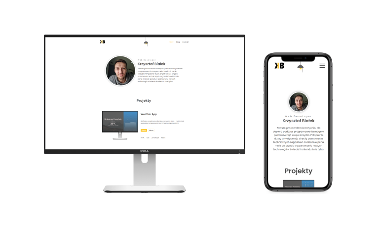 GitHub - bialek-k/Portfolio-website