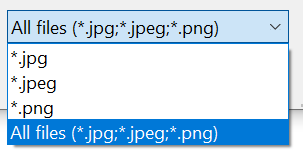 [WASM] FileOpenPicker.FileTypeFilter contains redundant extensions · Issue #6487 · unoplatform ...