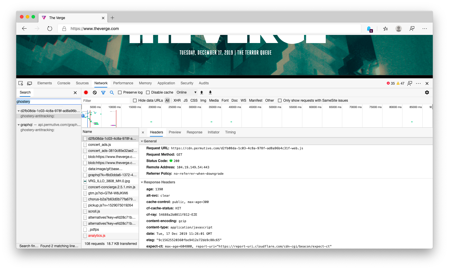 Tracker permutive.com not blocked · Issue #124 · disconnectme/disconnect-tracking-protection ...