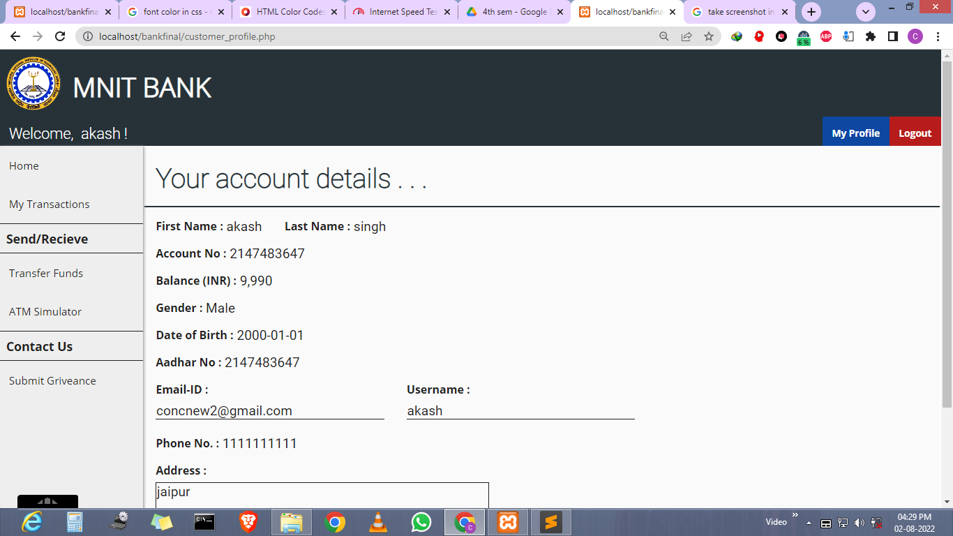 GitHub - vishal-jpur/MNIT-BANK-DATABASE-MANAGEMENT-SYSTEM: Introduction Through this project ...