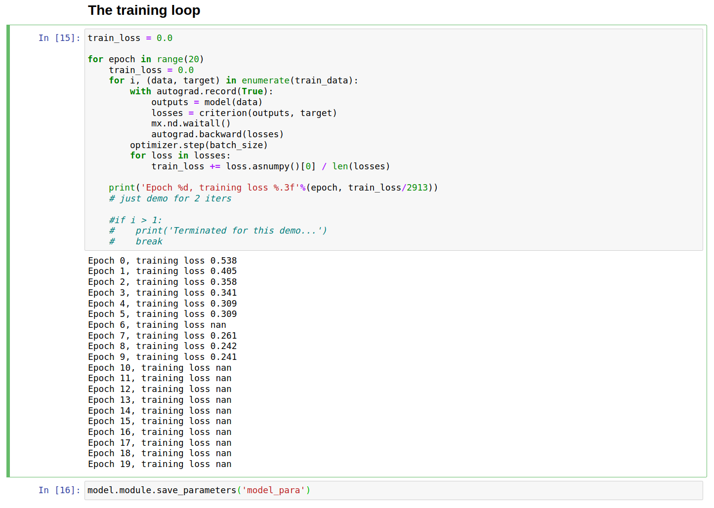Save parameters · Issue #1357 · dmlc/gluon-cv · GitHub