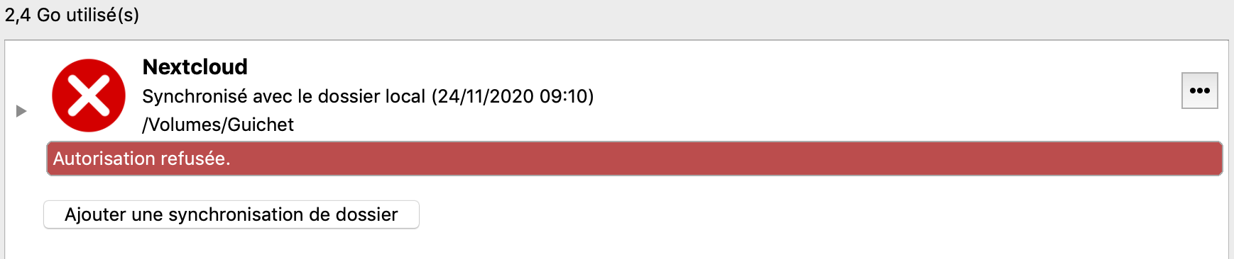 OS.X - FAT32 or APFS volumes - Desktop client cannot synchronise in ...