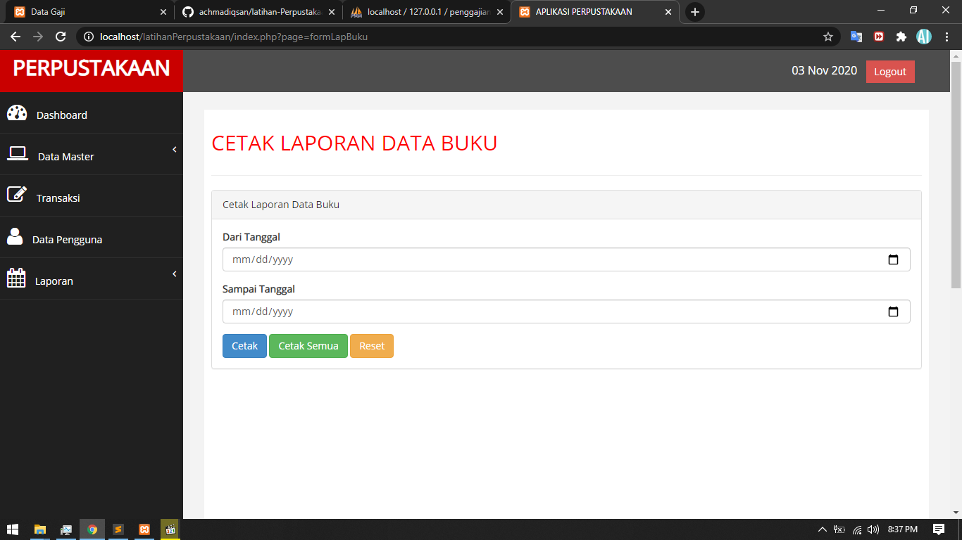 GitHub - achmadiqsan/latihan-Perpustakaan: Latihan Membuat Aplikasi ...