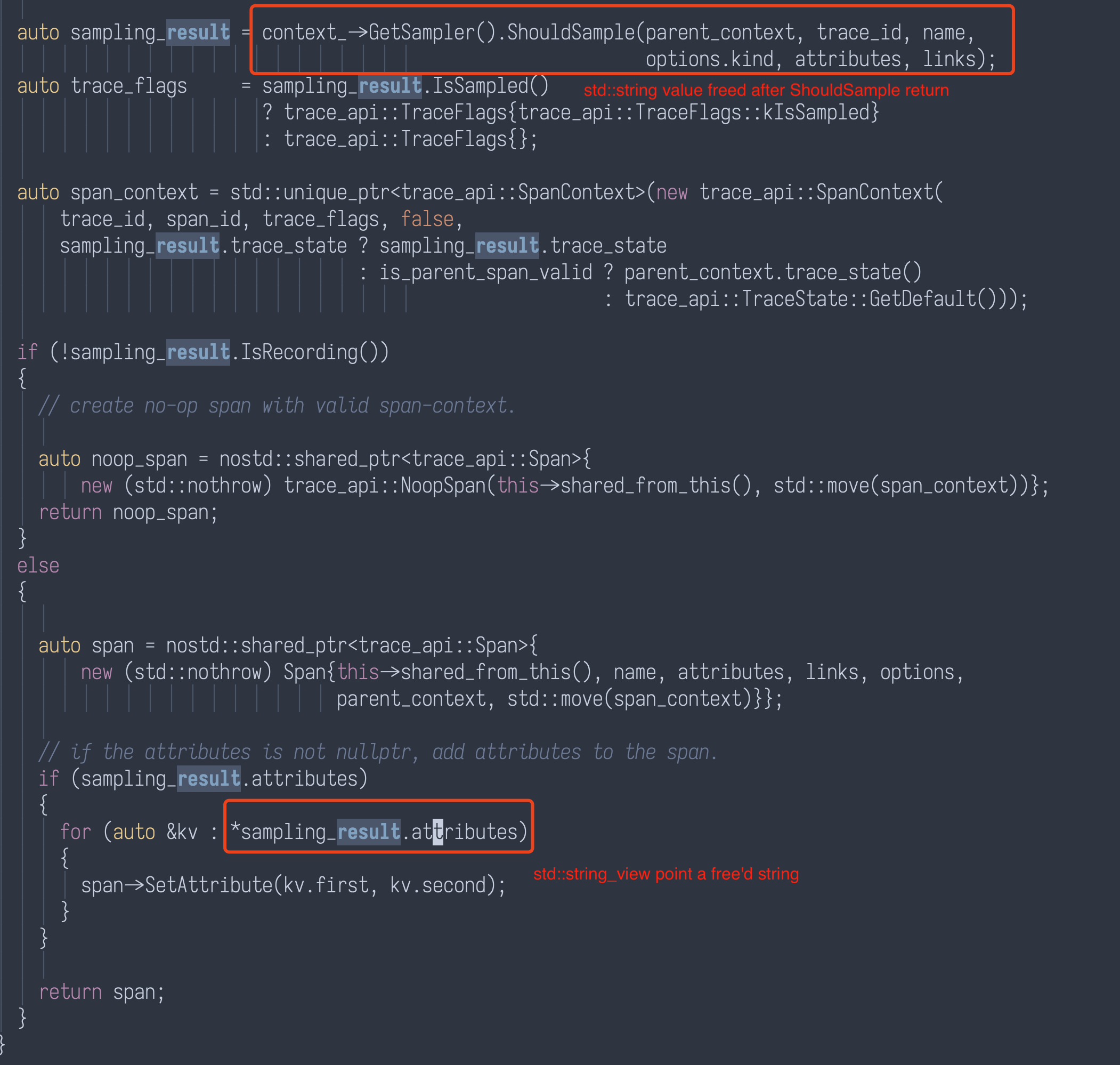 How Could I Return Dynamic Attributes In A Sampler · Issue 2273 · Open Telemetry Opentelemetry