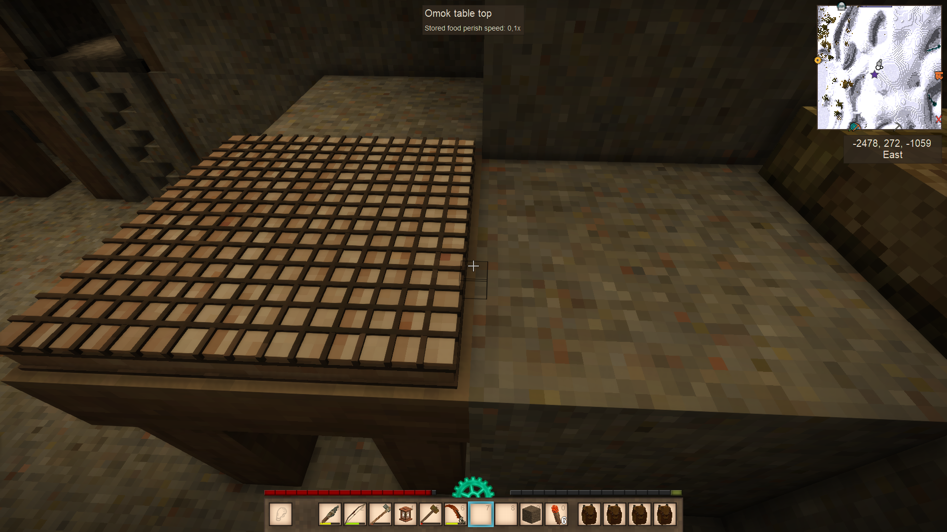 Omok table top playable grid is offset by one block in both X and Y ...
