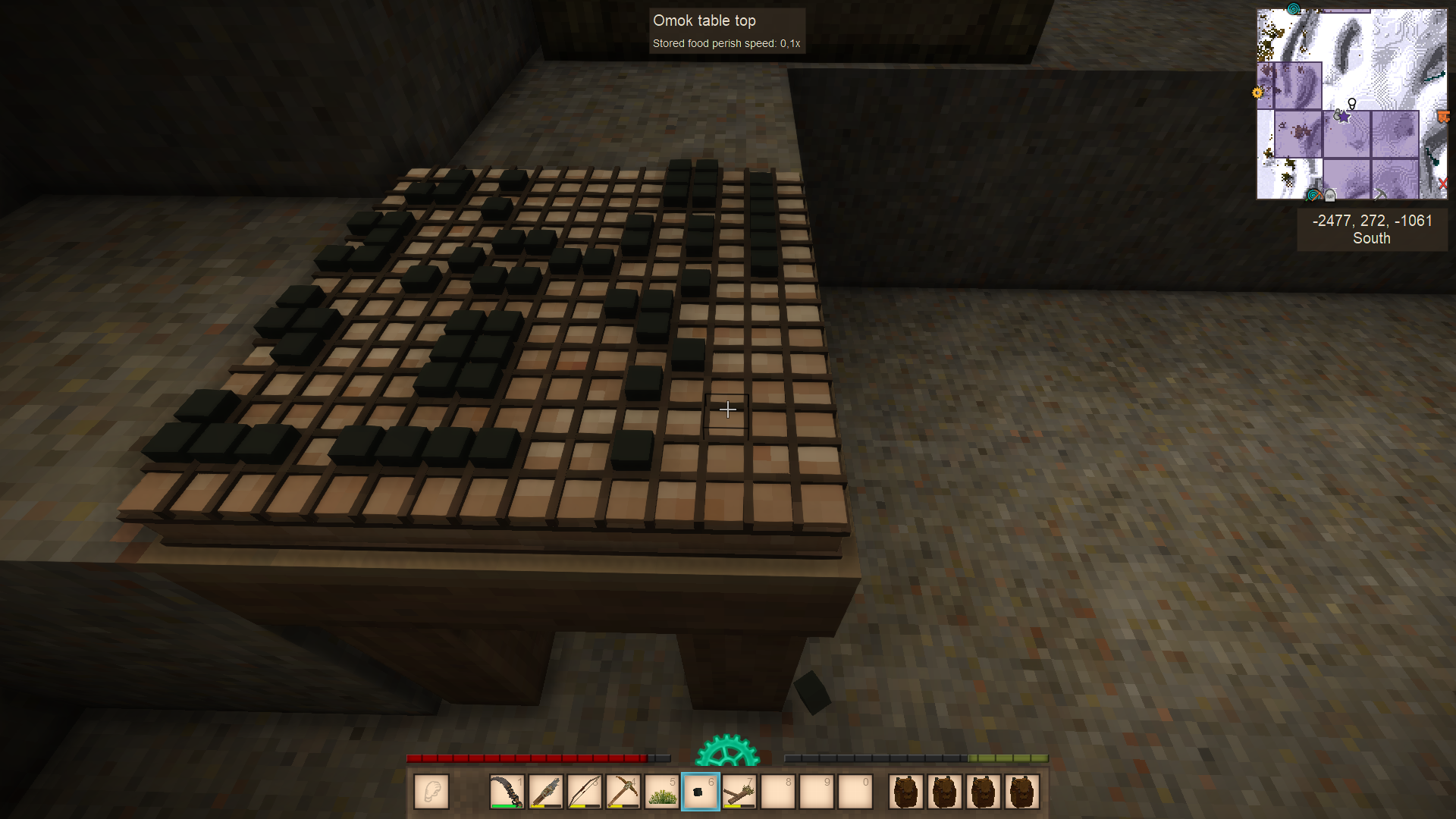 Omok table top playable grid is offset by one block in both X and Y ...