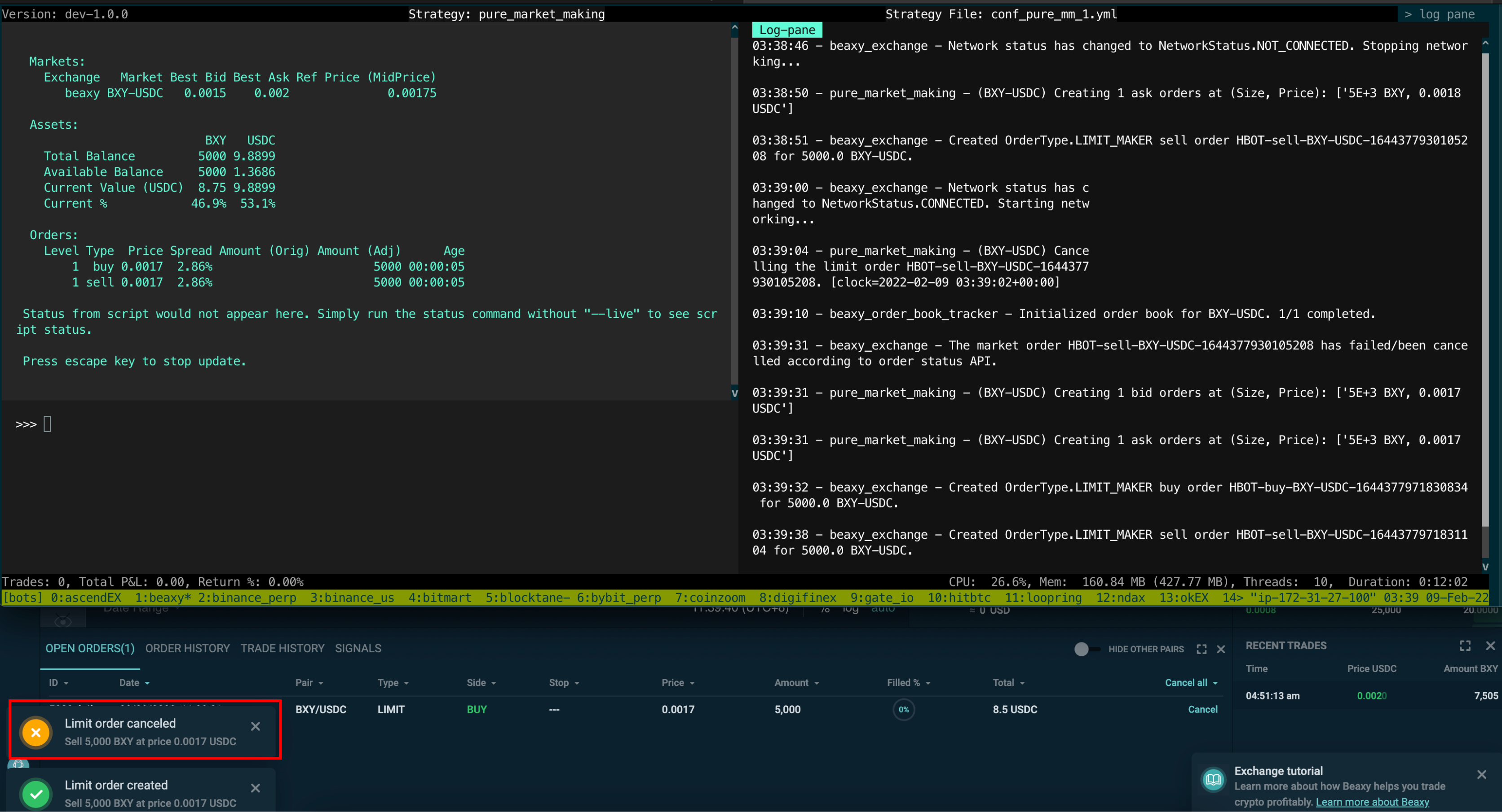 Beaxy: Inconsistent order creation · Issue #5106 · hummingbot ...