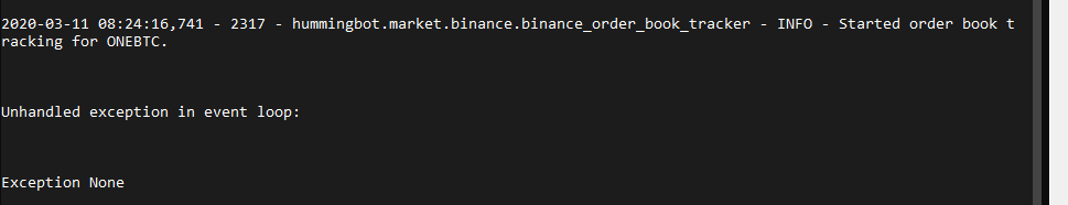 [BUG] Start, Stop, Start error · Issue #1519 · hummingbot/hummingbot · GitHub