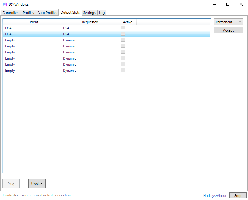 Screen savers do not turn on and monitor(s) do not turn off when Output slots are marked as DS4 ...