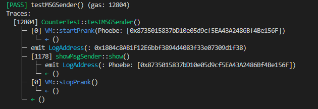 msg.sender not consistent after using vm.startPrank() · Issue #4556 · foundry-rs/foundry · GitHub