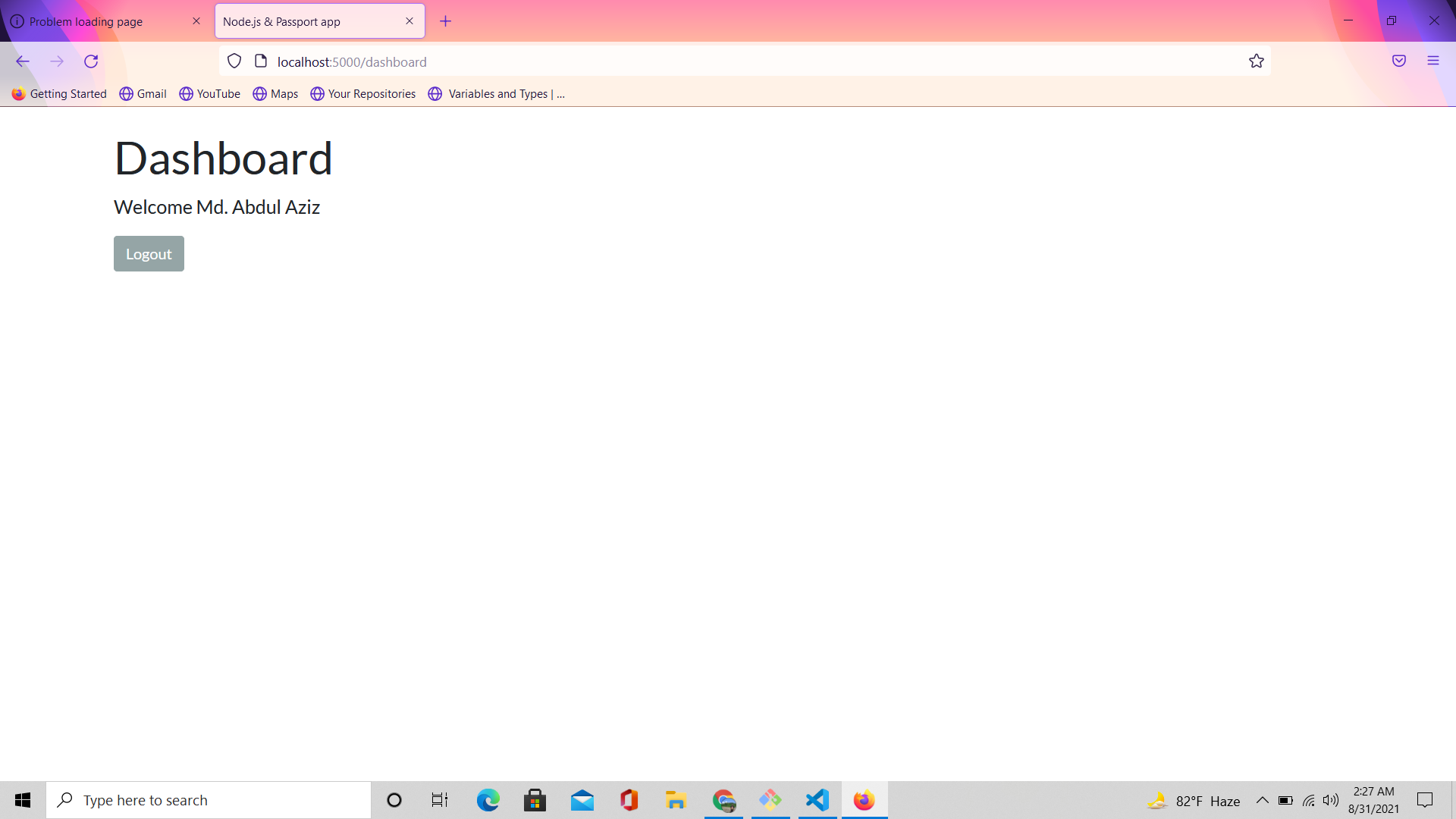 GitHub - md-abdulaziz/User-authentication-using-passport: This is a user authentication app ...