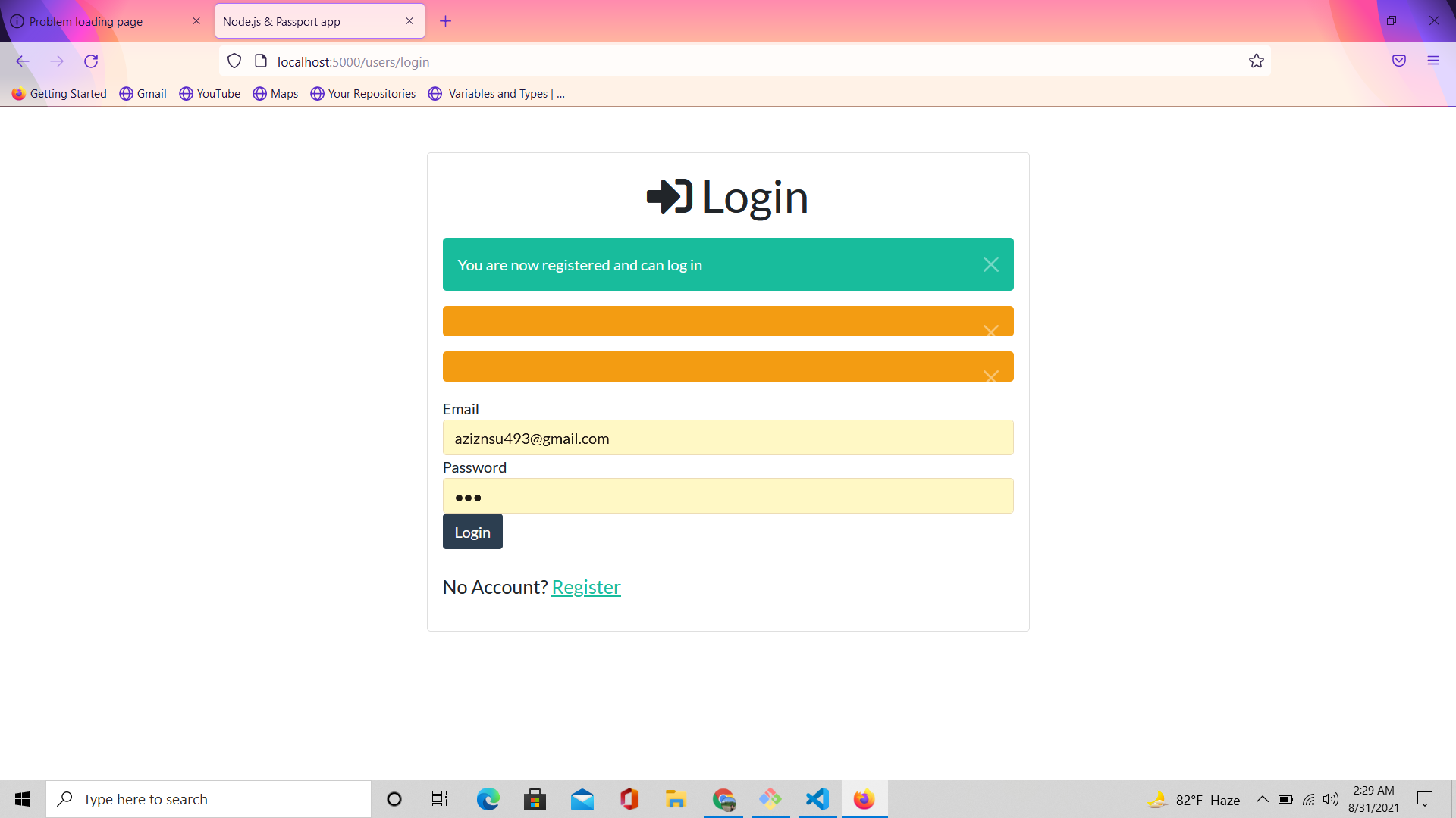 Github Md Abdulaziz User Authentication Using Passport This Is A