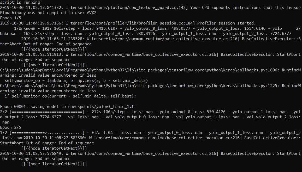 Getting NAN loss while training with 1 class · Issue #86 · zzh8829 ...
