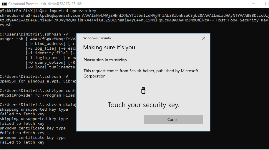 Win10 plus Pageant using fido key fails · Issue #102 · NoMoreFood/putty ...