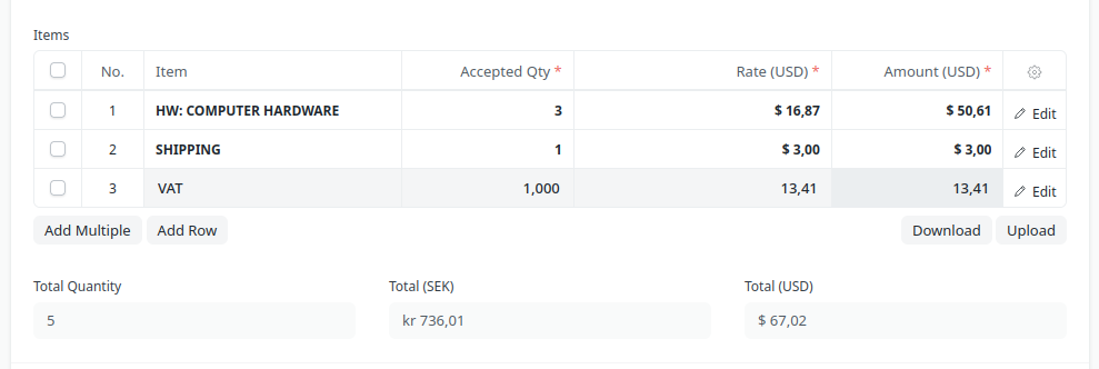 ERPNext is unable to do simple currency conversion math · Issue #32675 ...