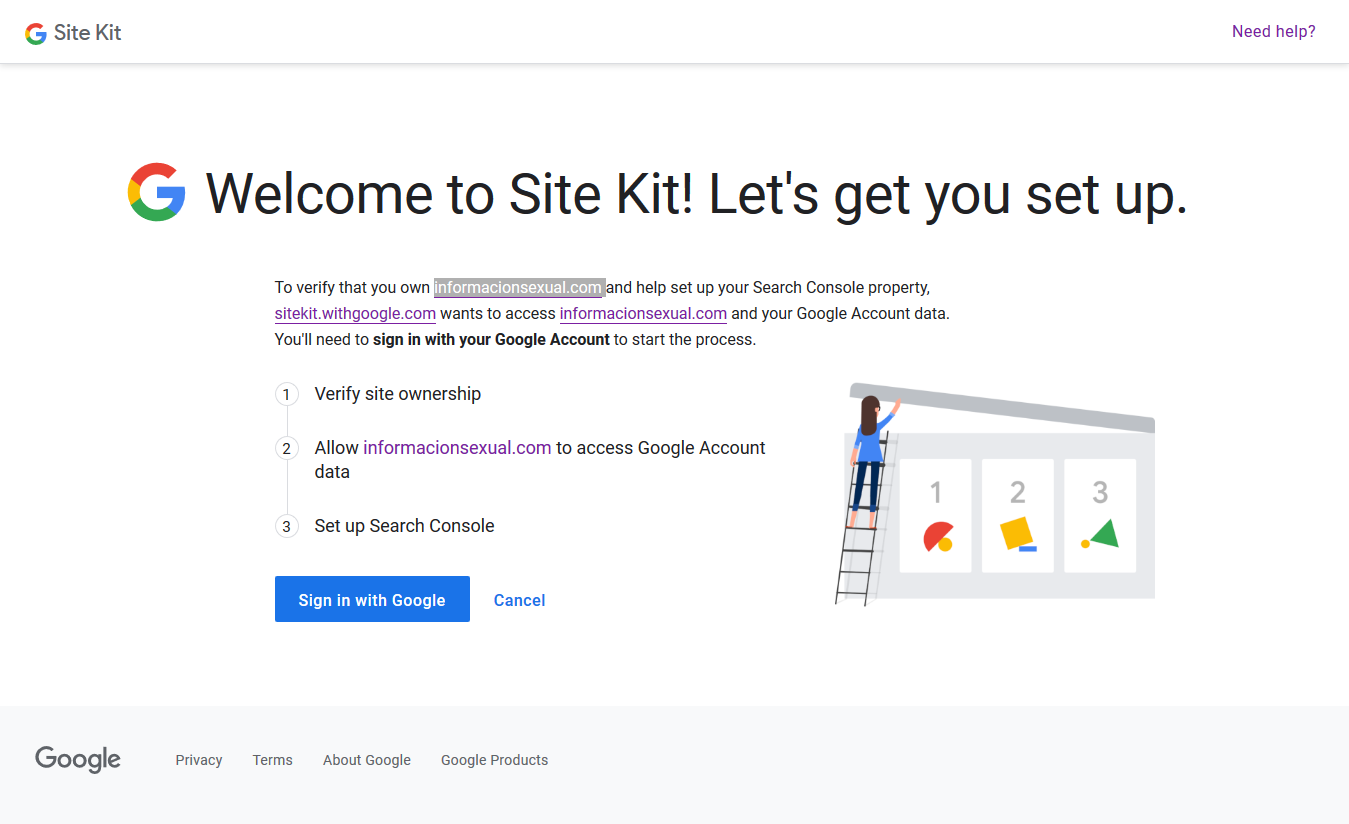 Incorrect Website · Issue #750 · google/site-kit-wp · GitHub