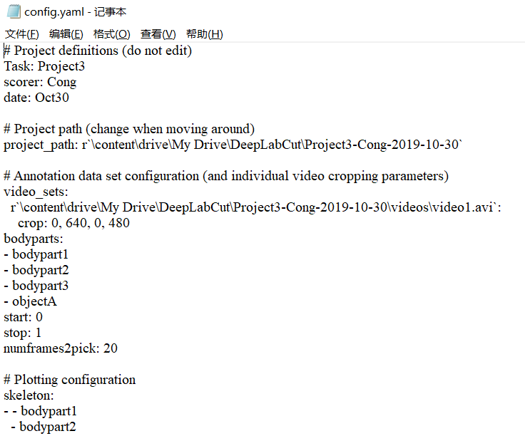 Issue encountered when creating training dataset [colab, path errors] · Issue #471 · DeepLabCut ...
