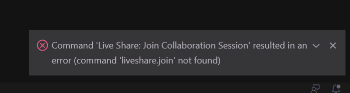 Live share not working - no reason why given · Issue #3875 · microsoft/live-share · GitHub