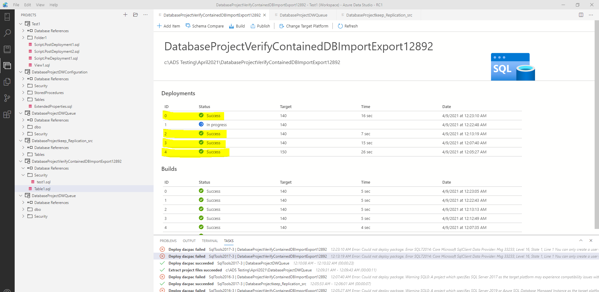 Project dashboard presenting incorrect information · Issue #15070 ...