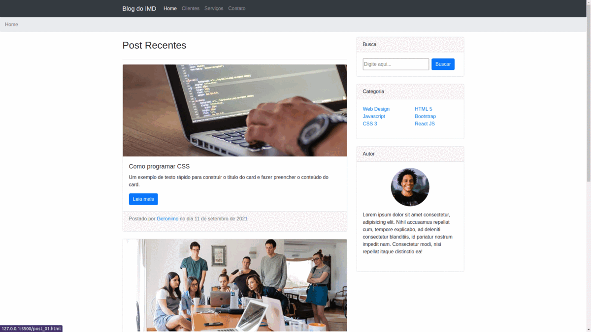 GitHub - geronimofx/Projeto-Final-Front-End-I: Projeto final da ...