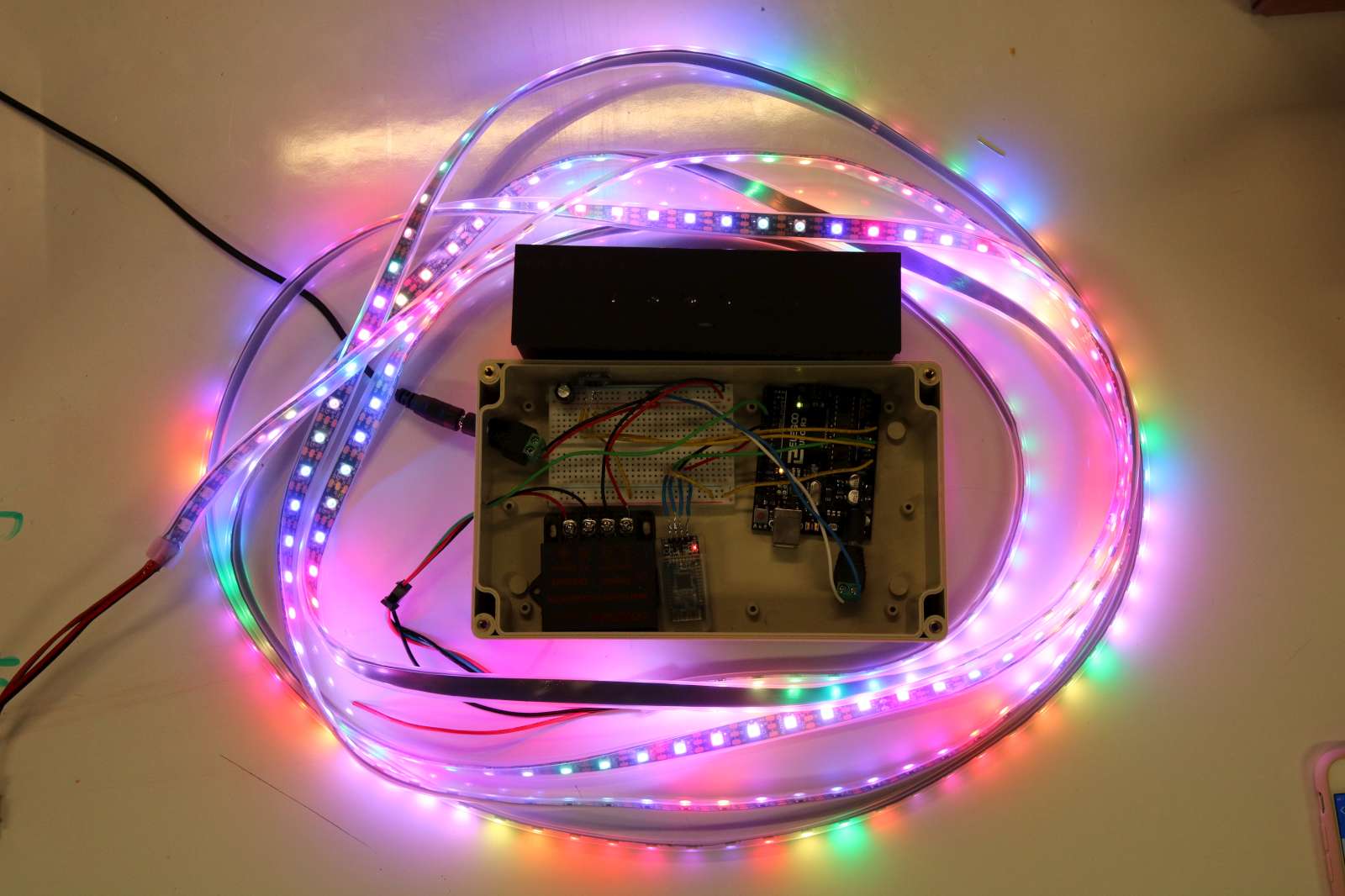 GitHub - jjennifergu/music-reactive-leds: A colorful LED strip that ...