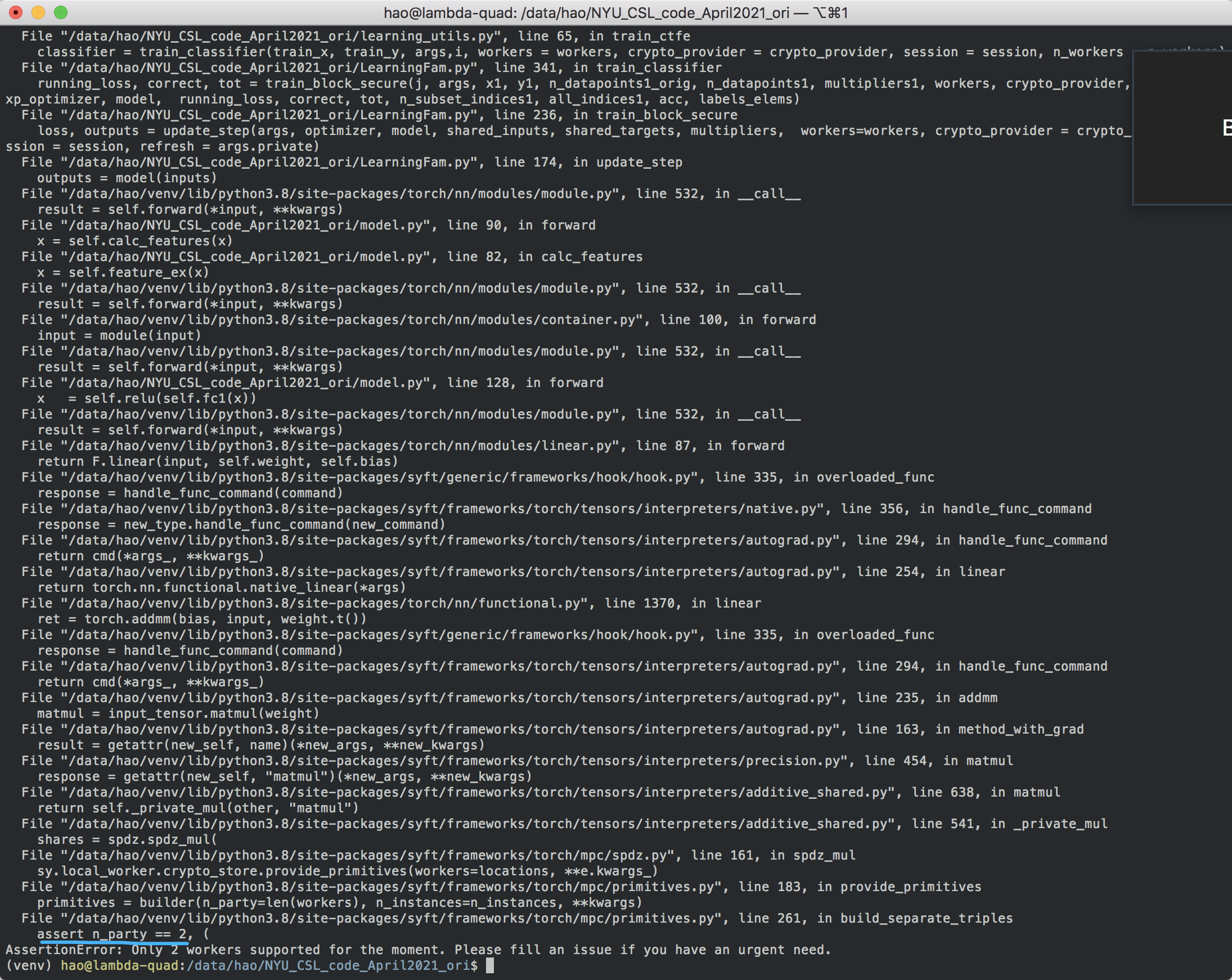 If 0.2.9 pysyft supports 3 workers. · Issue #5723 · OpenMined/PySyft · GitHub
