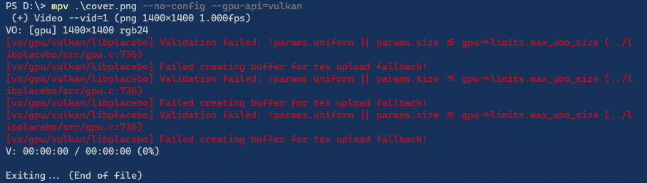 Vulkan can't play RGB24 PNG files · Issue #7981 · mpv-player/mpv · GitHub