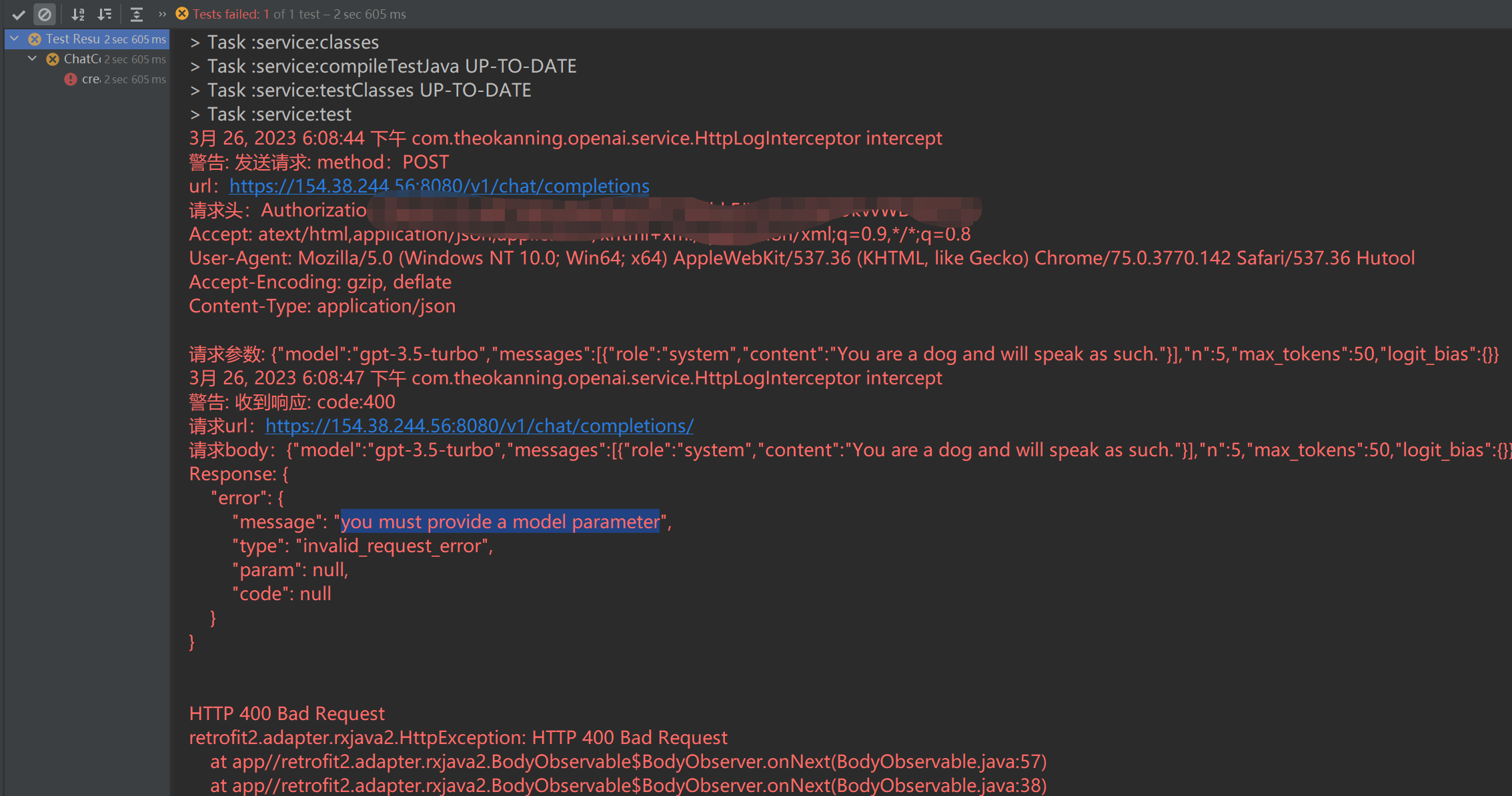 You Must Provide A Model Parameter · Issue 210 · Theokanning Openai Java · Github